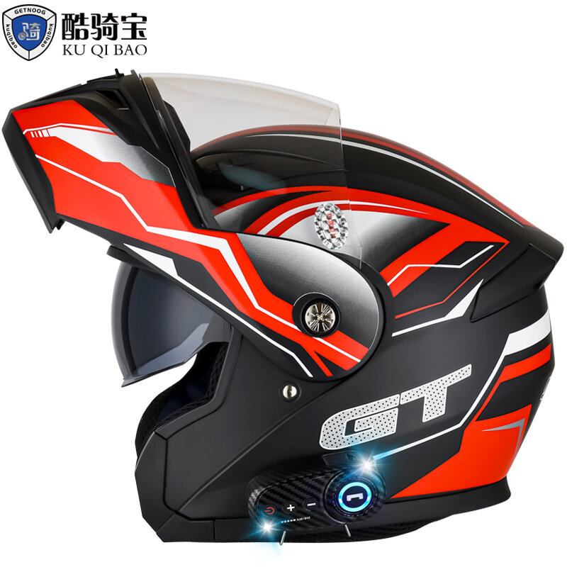 Шлем Chibao K10, с Bluetooth, белый, XL