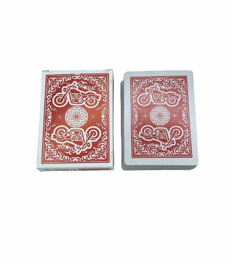 Карты игральные Club special №976 с пластиковым покрытием 54 шт. цвет: красный