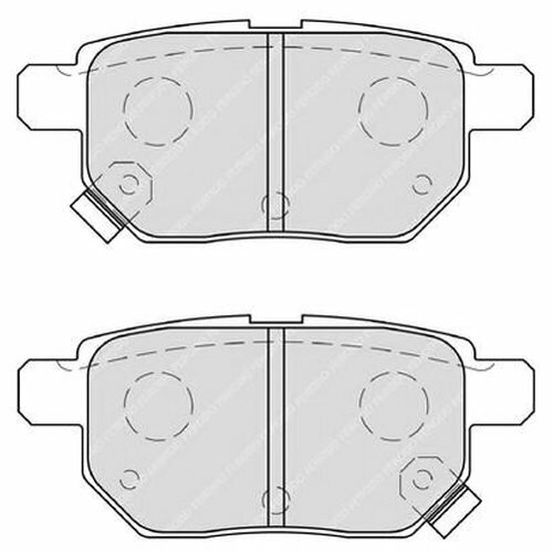 Комплект тормозных колодок TOYOTA AURIS, COROLLA (E12) (E15), IQ, URBAN CRUISER, VERSO S, YARIS/VITZ, ASTON MARTIN CYGNET, SUBA Ferodo FDB4042
