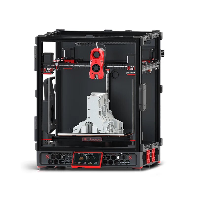 Siboor Voron Trident SIBOOR [June] 3D-принтер 350mm, No decorative part, Black Red Metal