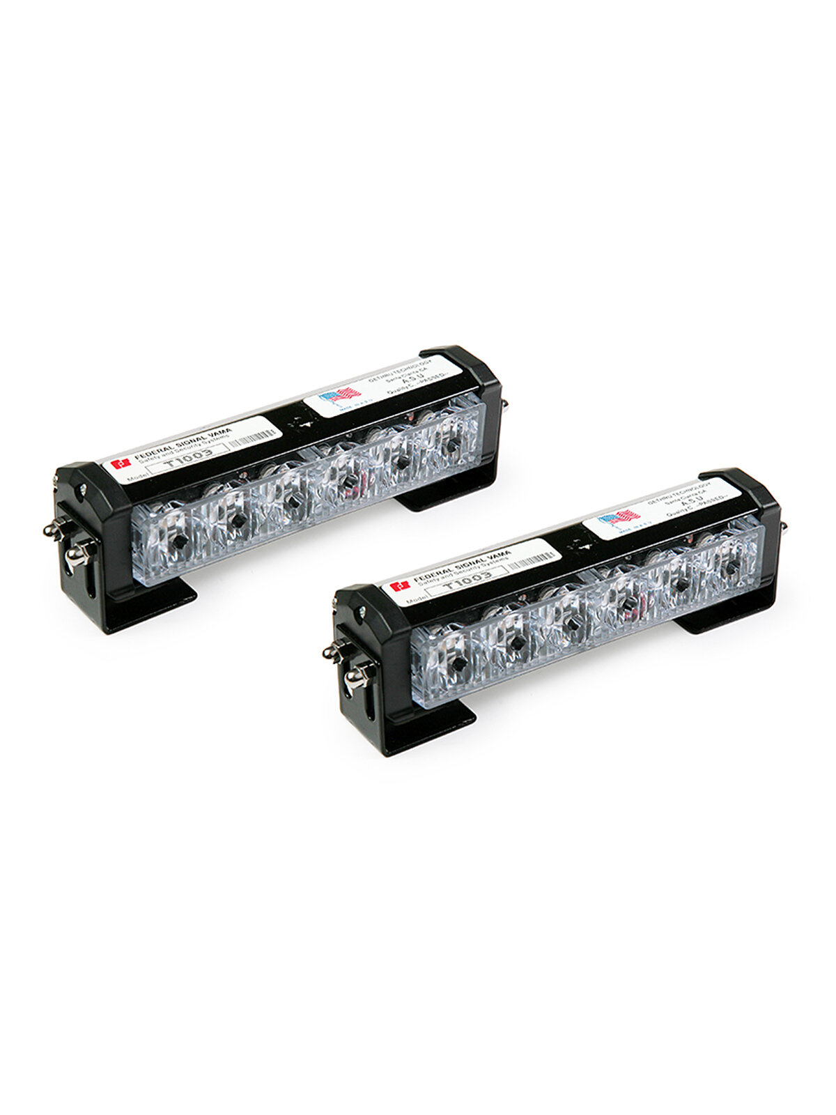 Стробоскоп автомобильный светодиодный 12-24V (комплект - 2 шт) Многорежимный (19304)