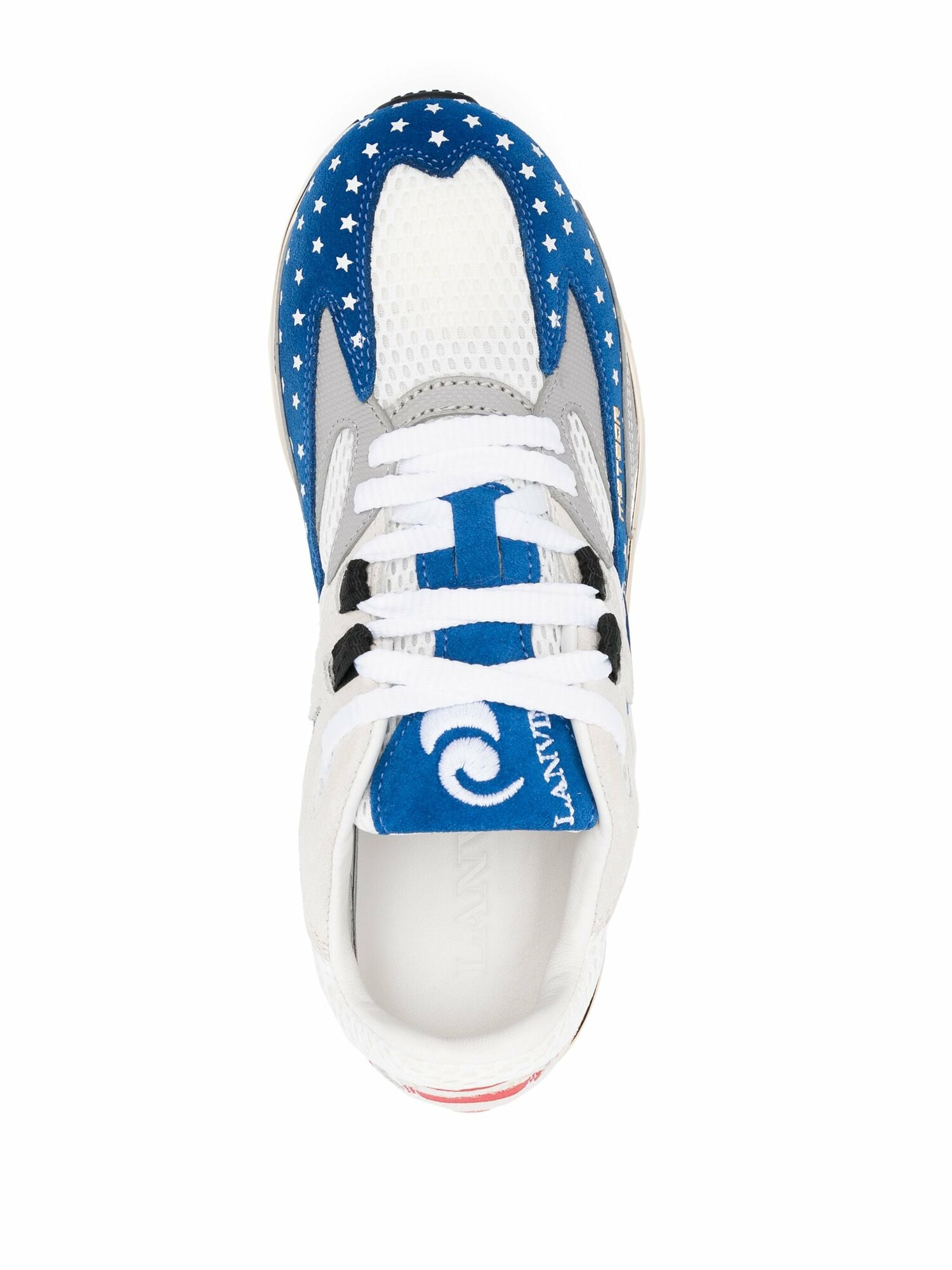 Кроссовки Lanvin Metero Runner, размер 39, бежевый/белый — фото 1