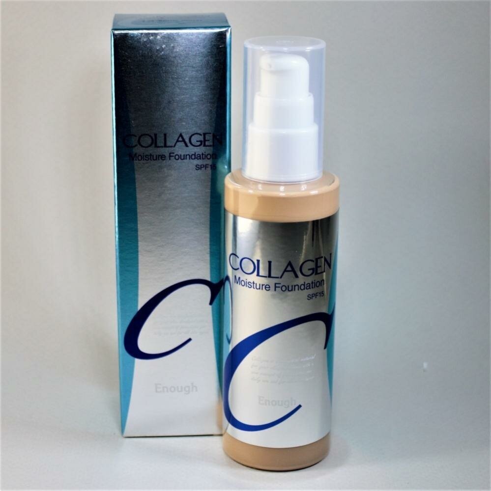 Оригинал Увлажняющий тональный крем с коллагеном Enough Collagen Moisture Foundation SPF 15 100мл (№13)