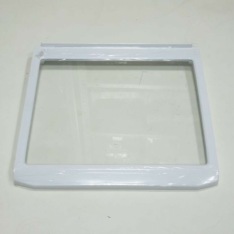 Верхняя полка (крышка) для холодильника Samsung 305x295 мм, верхняя для мороз. камеры, стекло DA67-03362A