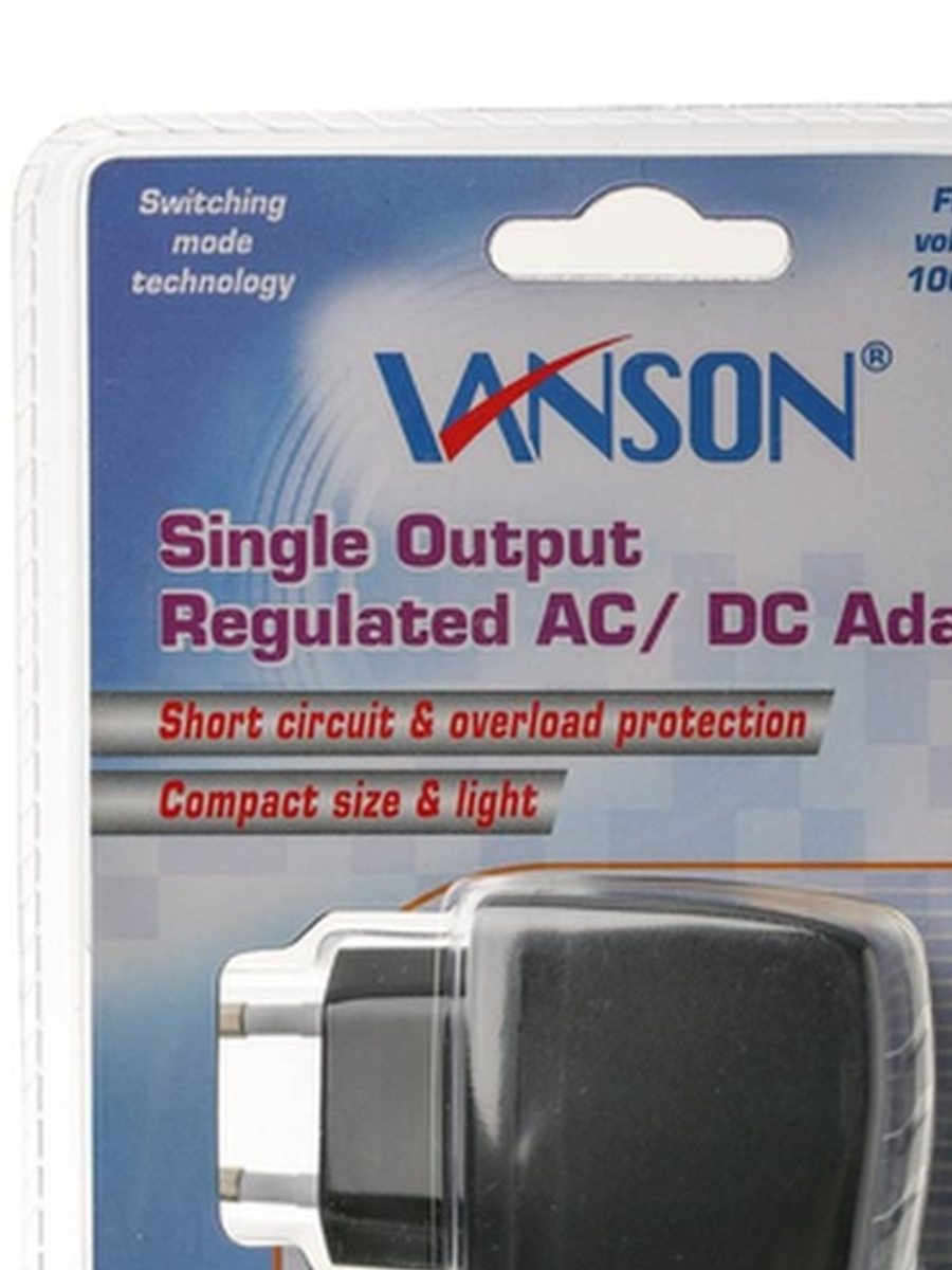Блок питания SMP-1000A005 VANSON (1000 mA, цифр. кам. и т. п.).