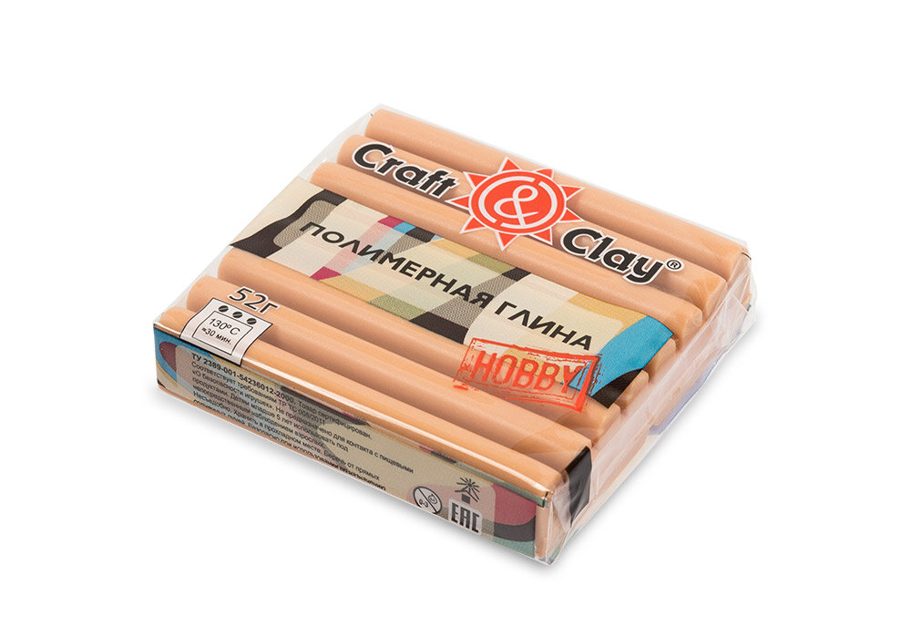 Полимерная глина "Craft&Clay" CCH 52 г 1056 топленое молоко