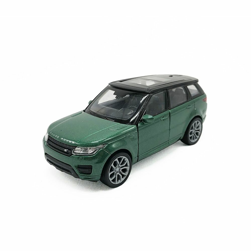 Машинка Welly Land Rover Range Rover Sport, 1:38, зеленый, арт.43698W