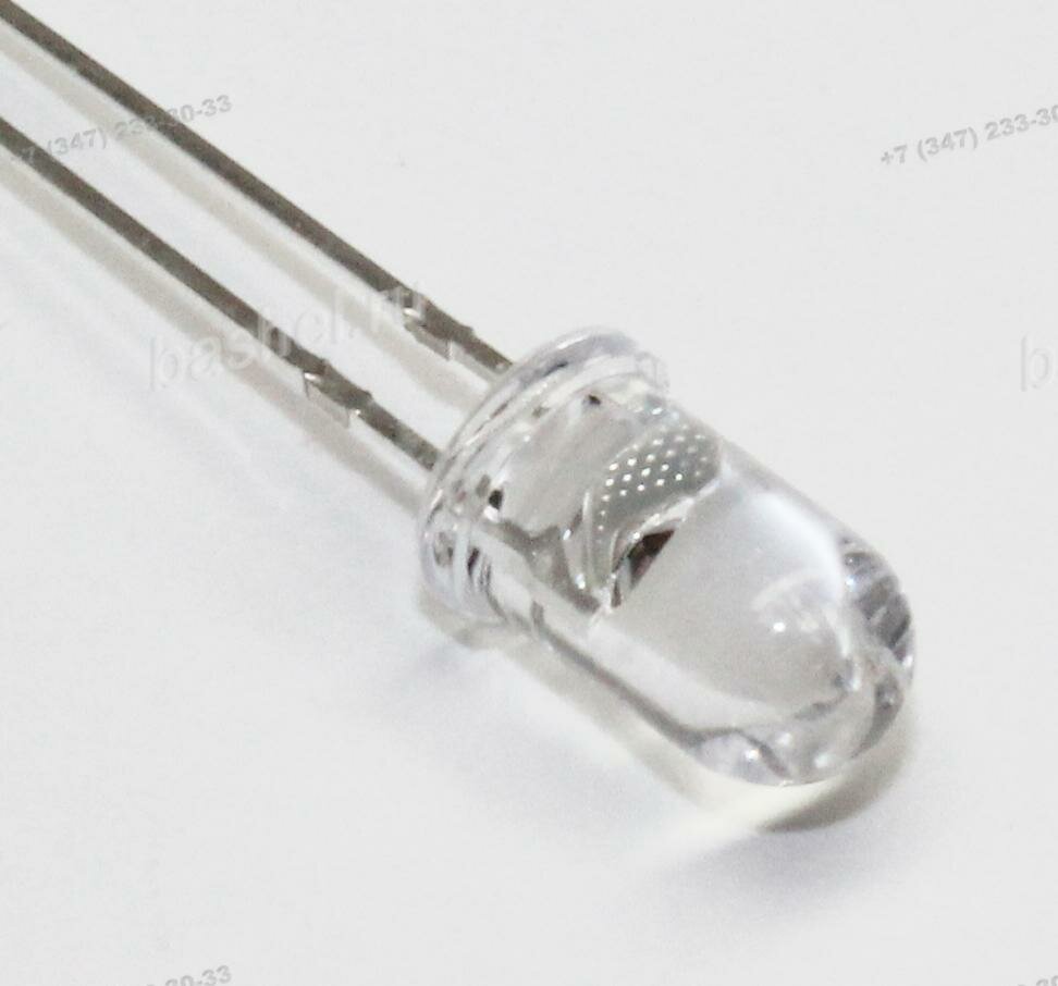 LED DIP 5mm DFL-5013RGBC-BF 7color, Светодиод, круглый прозрачный 5мм, RGB, мигающий, 1000mcd, 20°, 3.5V