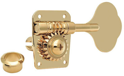 Колки 4 в линию для бас-гитары GOTOH GB10, золото