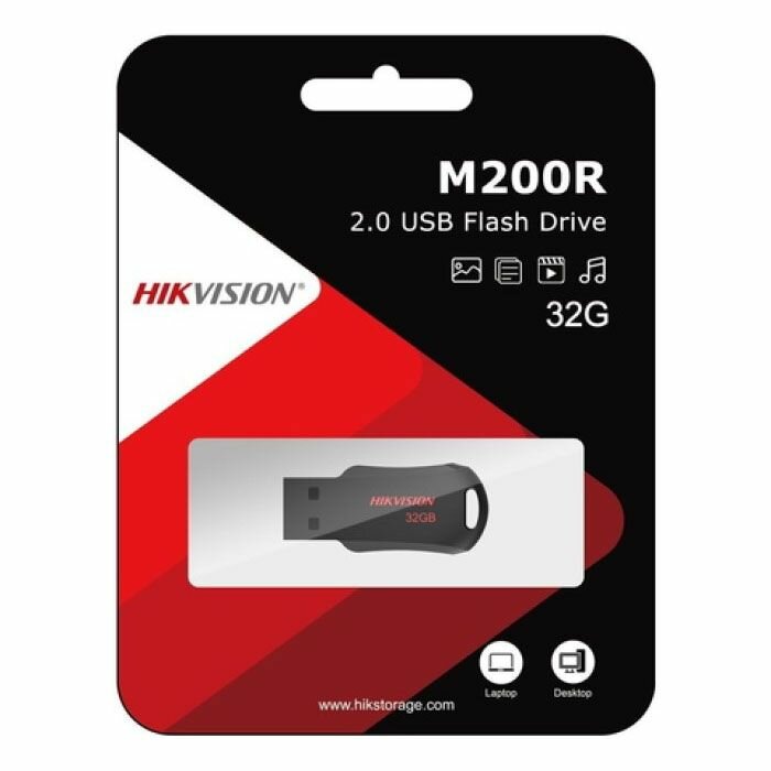 Флеш накопитель 32GB Hikvision USB2.0 M200R Black