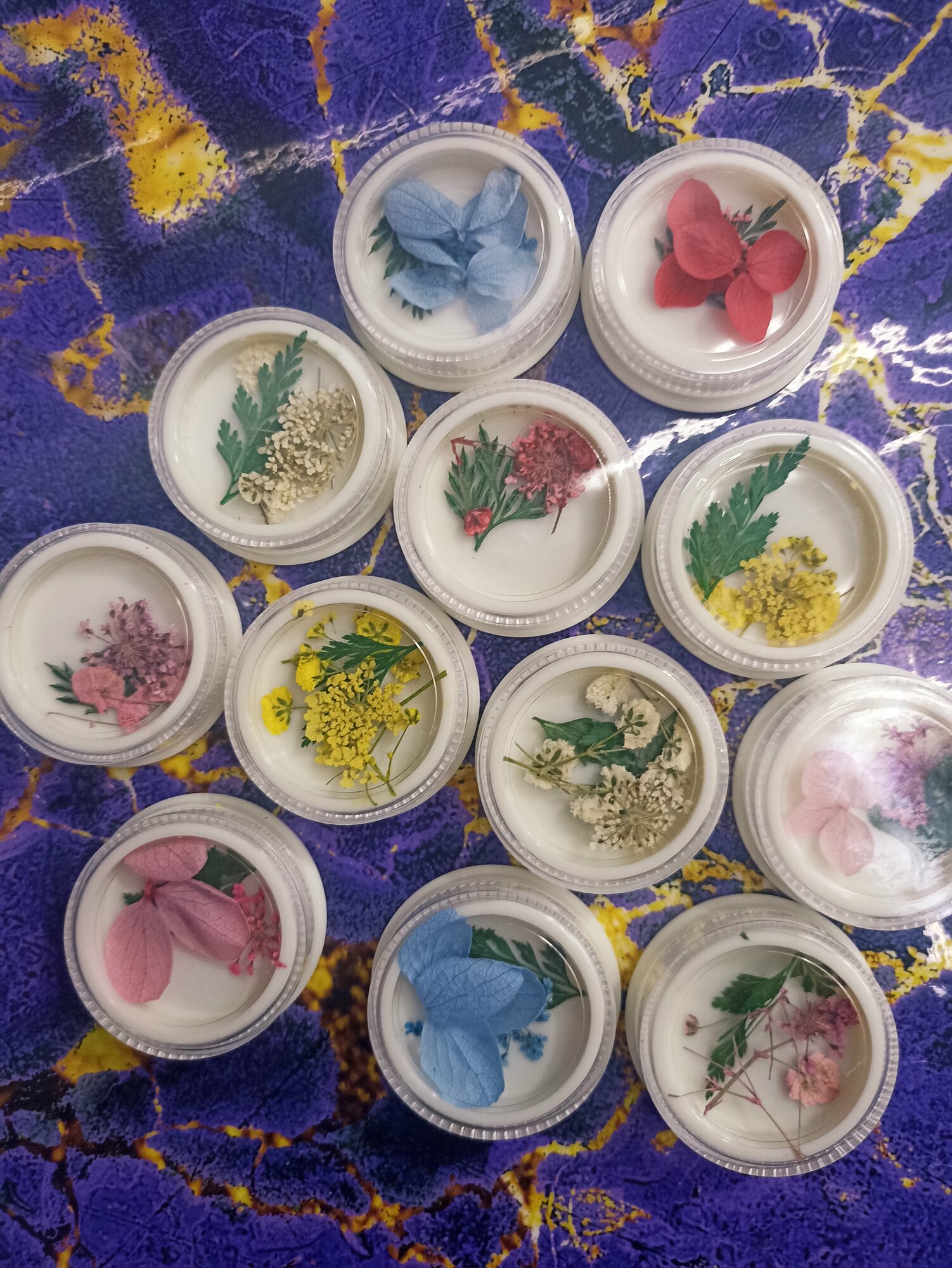 Сухоцветы большие дизайн для ногтей