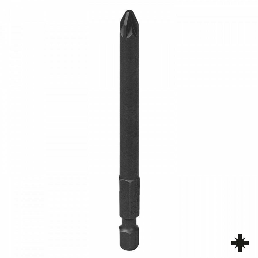 Вставка (бита) торцевая 1/4", Pozidriv, PZ3, 90 мм, для шуруповерта KING TONY 719003Z