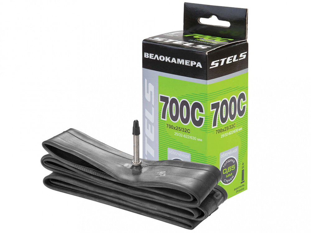 Камера велосипеда Стелс/Chaoyang 28" 700Х25/32C вентиль Presta 48мм