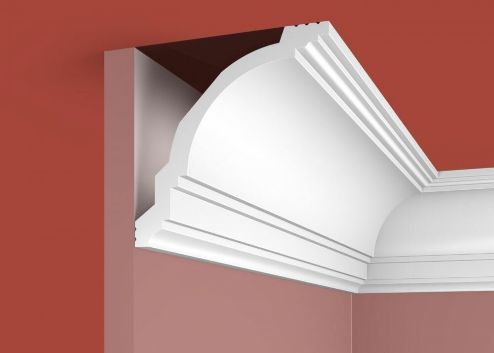 Карниз Cosca Экополимер KX004 В117хШ118хД2000 мм / Коска.*