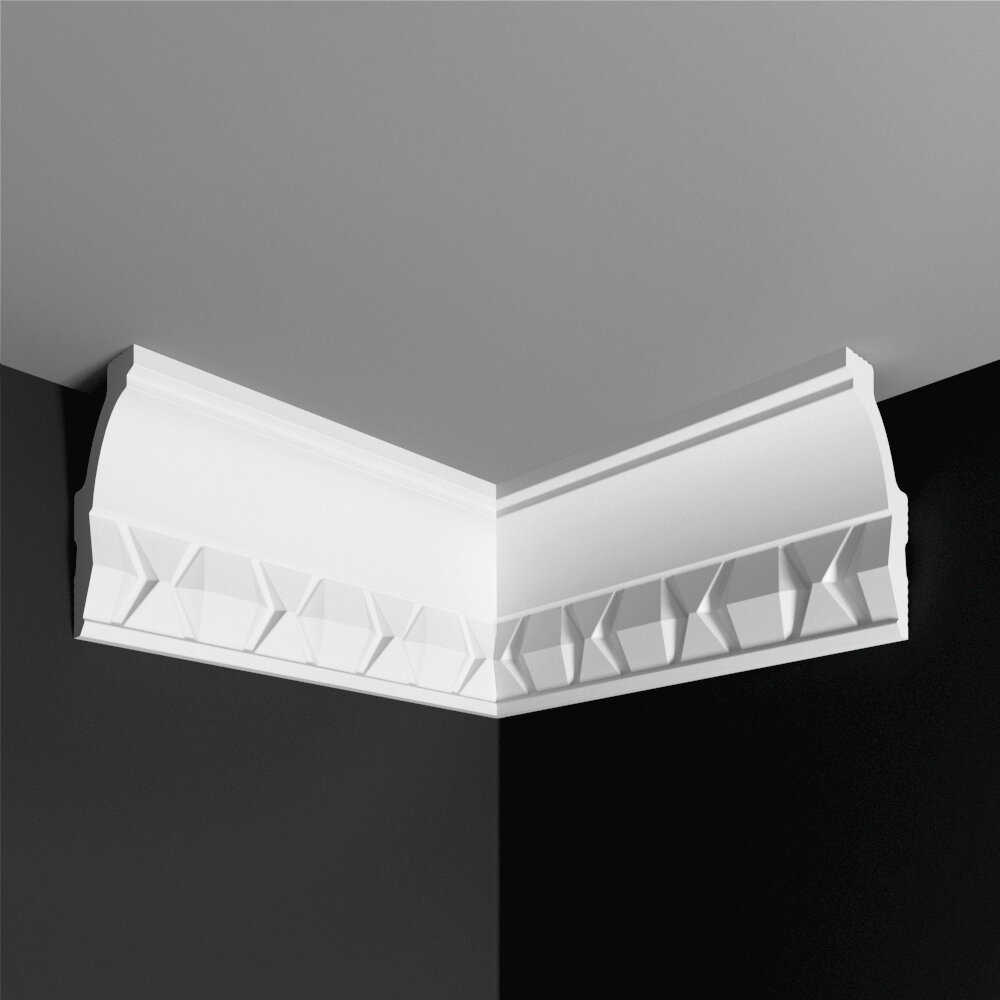 Угол Внутренний к Плинтусу Де-Багет ДП 18/90 Д2000хШ40хВ81 мм.