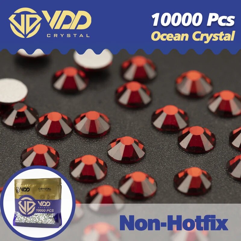 Стразы VDD 10000 шт, 014 Garnet, фиолетовый