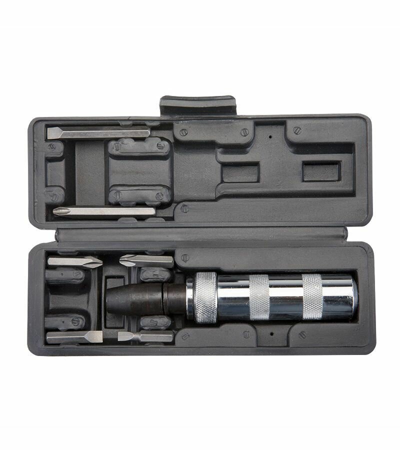 Отвертка ударная c насадками (6 предметов) AVS OU6