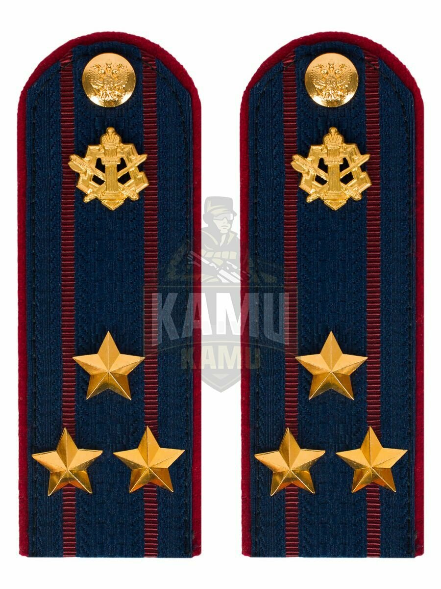 Погоны фсин на куртку картон (в сборе) укомплектованные с фурнитурой звание Полковник
