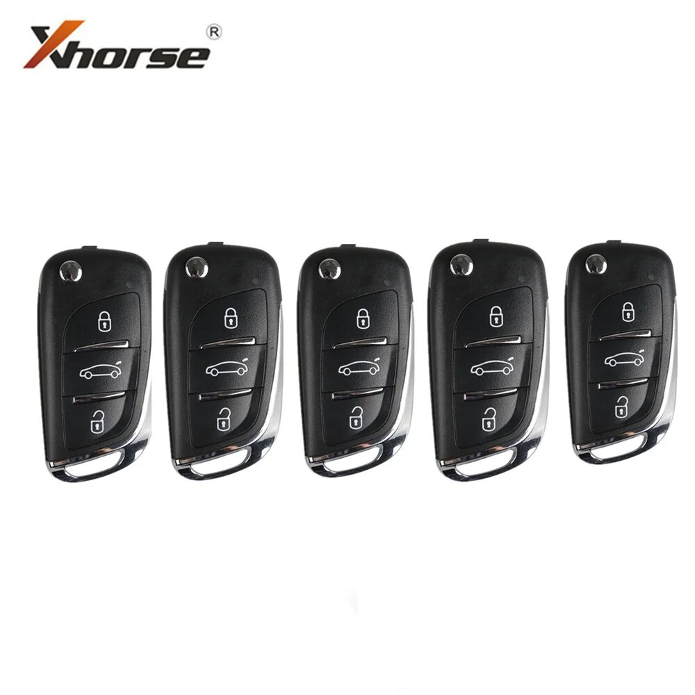 Беспроводной дистанционный ключ Xhorse XNDS00EN 3 кнопки 5 шт