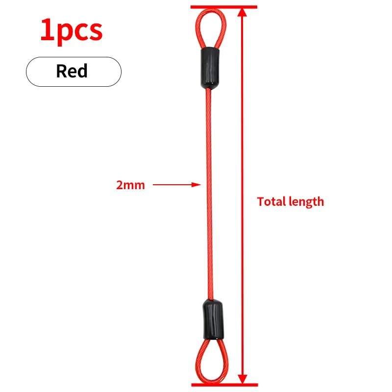 Цветной трос из нержавеющей стали с кольцом