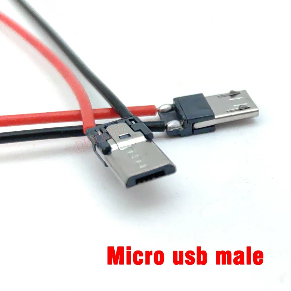 Micro USB Male кабель с проводами
