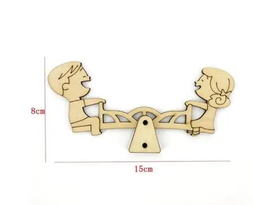 Деревянный набор деталей для бизиборда