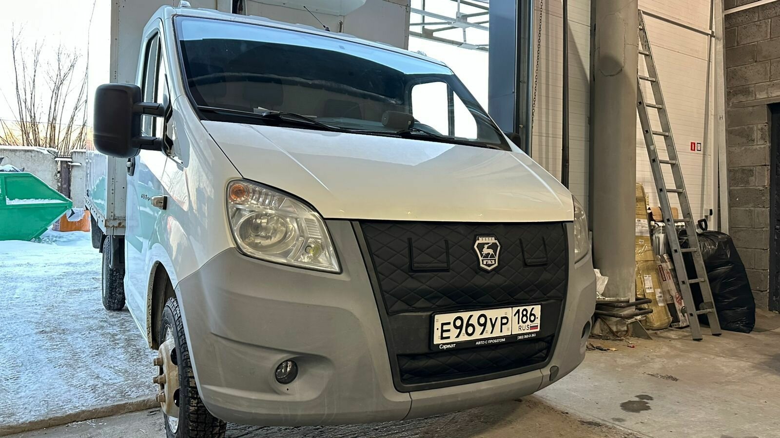 Утеплитель радиатора и бампера для ГАЗ Газель Next Некст (2013-н. в.) 1 поколение С кармашками