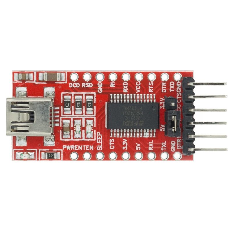 Модуль USB-TTL FT232RL AITEWIN ROBOT, красный
