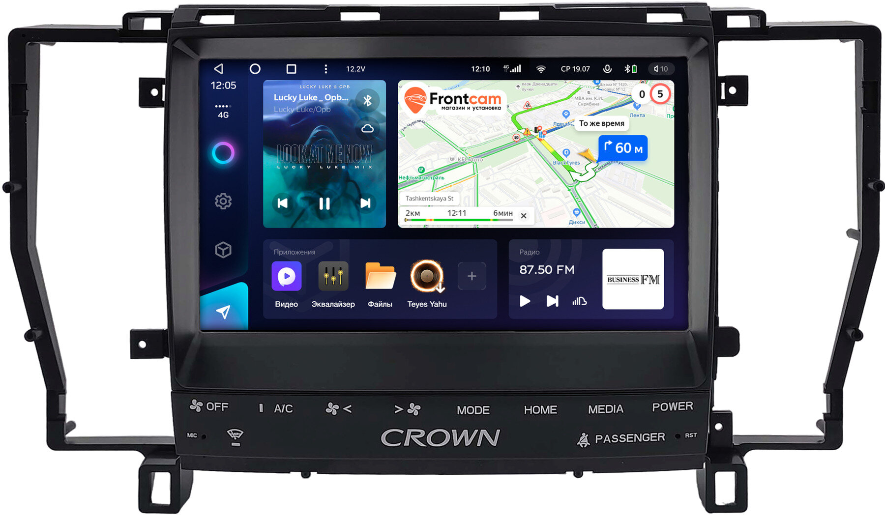 Штатная магнитола Teyes CC3 4/32 9" RM-9-2115 Toyota Crown (S180) 1999-2008 (авто с Navi и 6CD, Тип 2) Android 10 (4G-SIM, DSP, QLed)