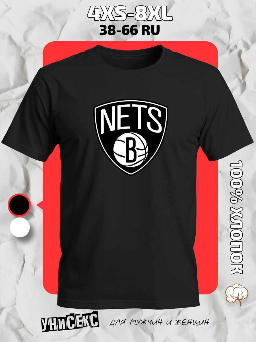 Футболка с принтом эмблемой Бруклин