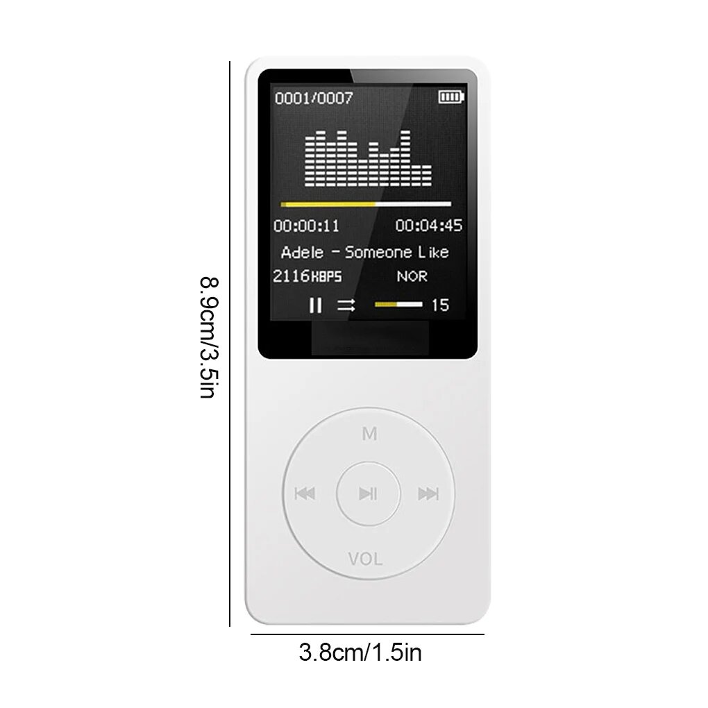 MP3-плеер спортивный белый