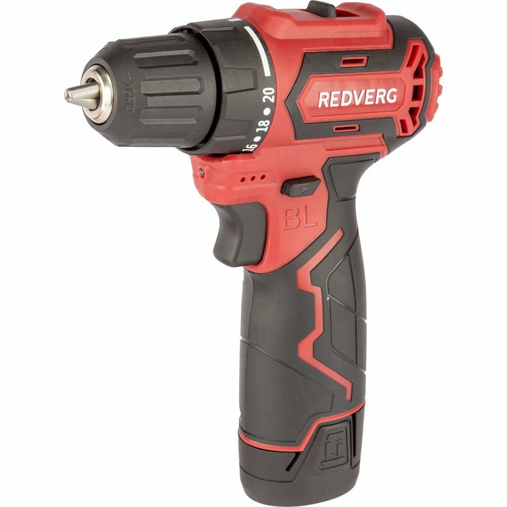 Аккумуляторный бесщеточный шуруповерт REDVERG RD-SD12BL