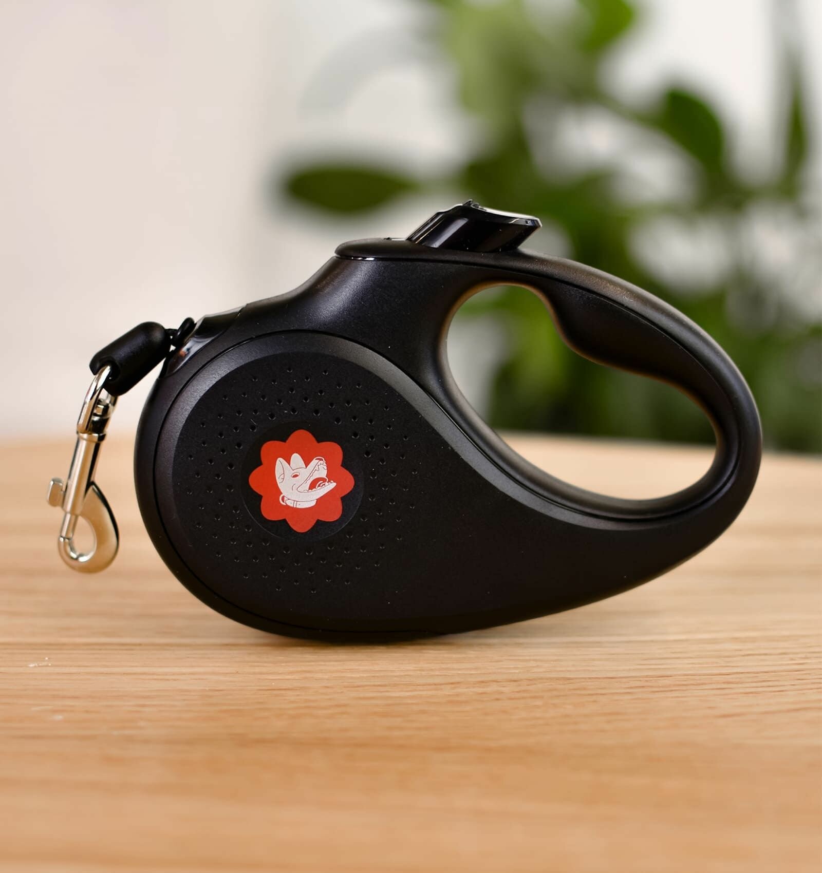 Tappi Поводок рулетка для собак малых пород, трос 5 м, черный