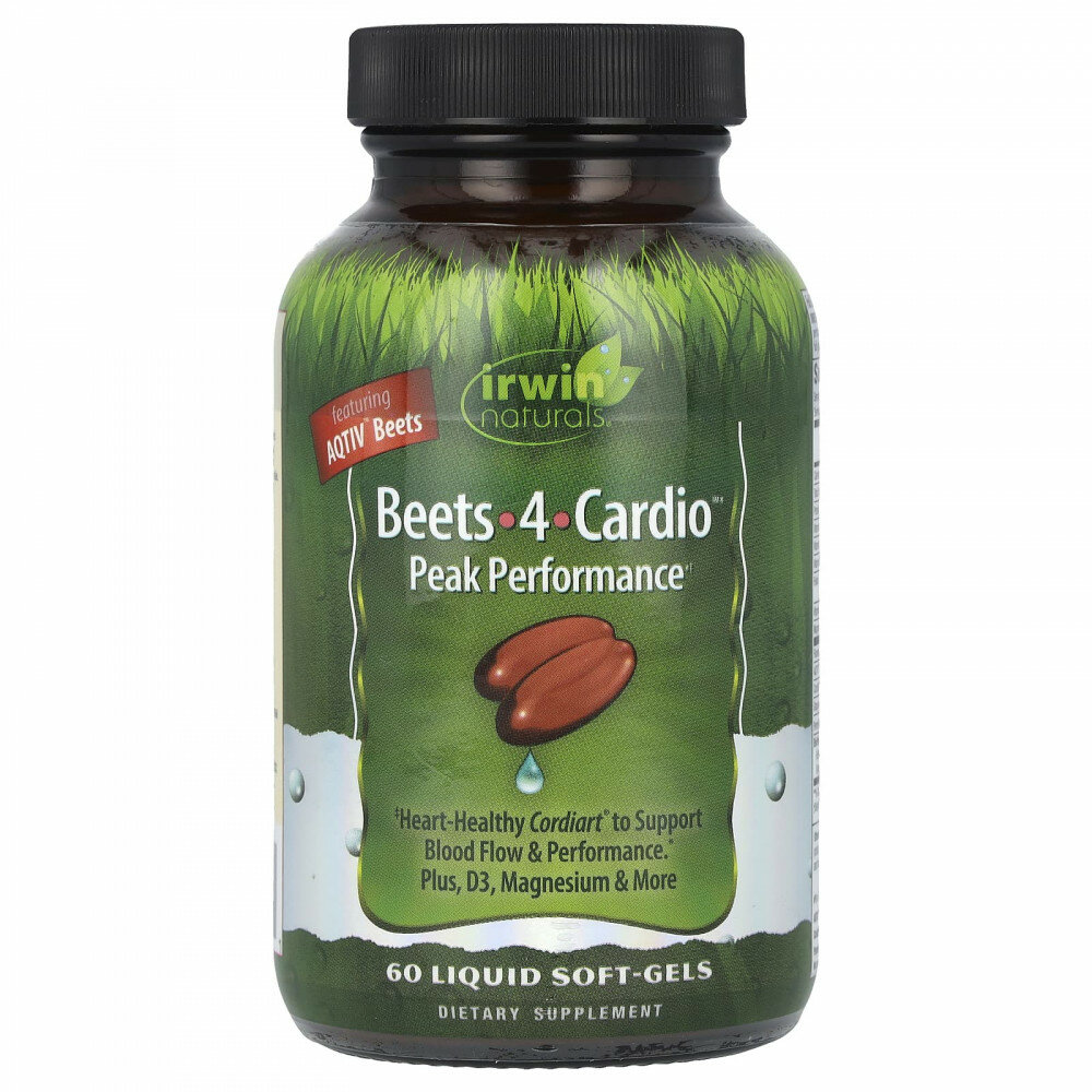 Irwin Naturals, Beets-4-Cardio™, 60 желатиновых капсул