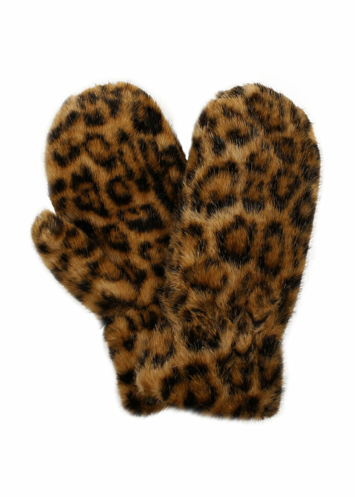 Варежки леопард для женщин