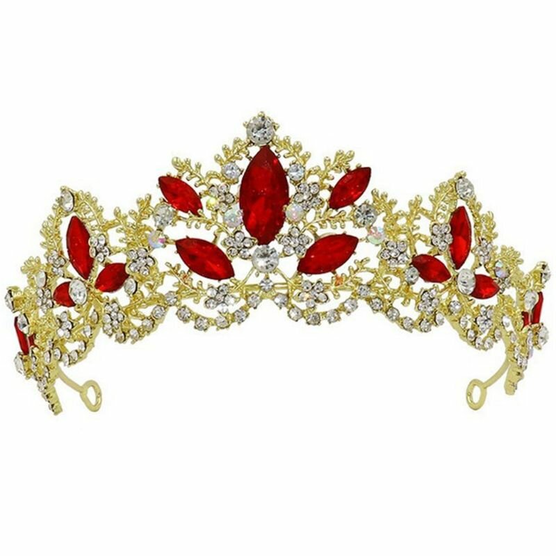 Свадебная тиара Корона из искусственного кристалла для украшений волос со стразами выпускного вечера Accesso