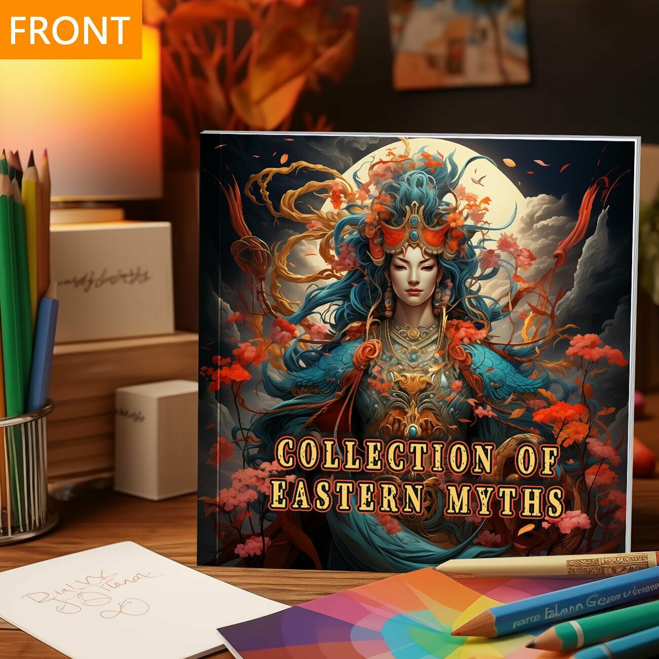 Книжка-раскраска античность, цветовая заливка рисования Персонажи, Книга каракулей, 20 см*20 см, подходит для раскрашивания как взрослыми, так и детьми