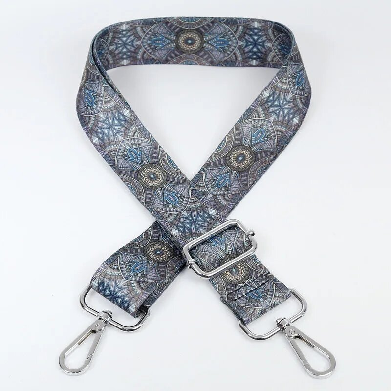 Ремешок для женской сумки O Bag, съемный Радужный саквояж на плечо «сделай сам», аксессуар, нейлоновый мессенджер через плечо, модный ремешок Темно-синий, Sliver