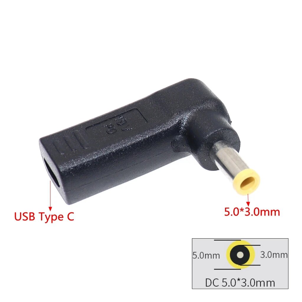 KYMISON Кабель-переходник USB Type C на DC 5.0-3.0mm