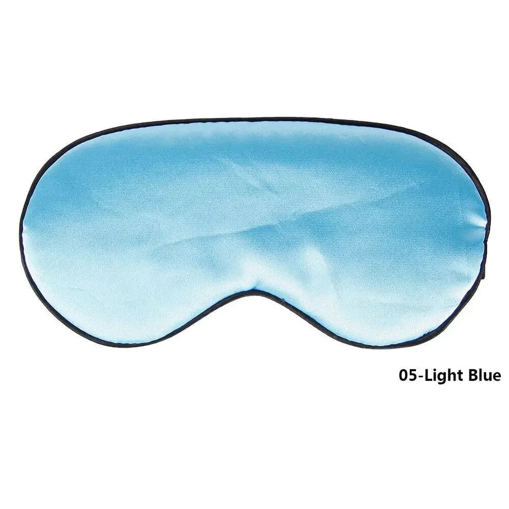 Маска для сна из шелка, Light Blue