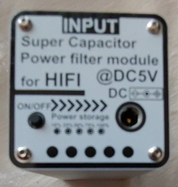 Фильтр питания Super Capacitor DC 5V 20F для HiFi