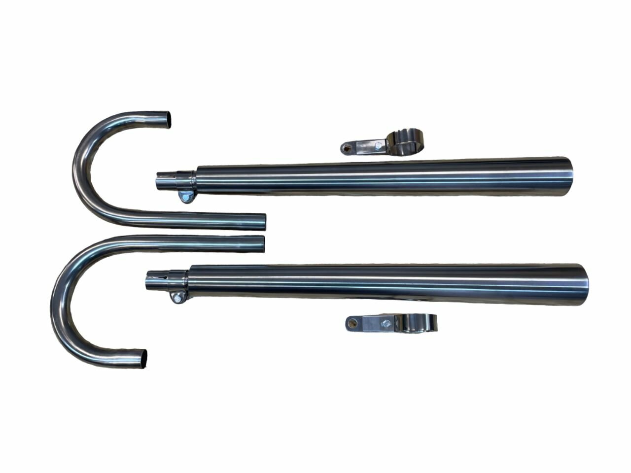 Комплект глушителей Урал. Конус Нержавеющая сталь