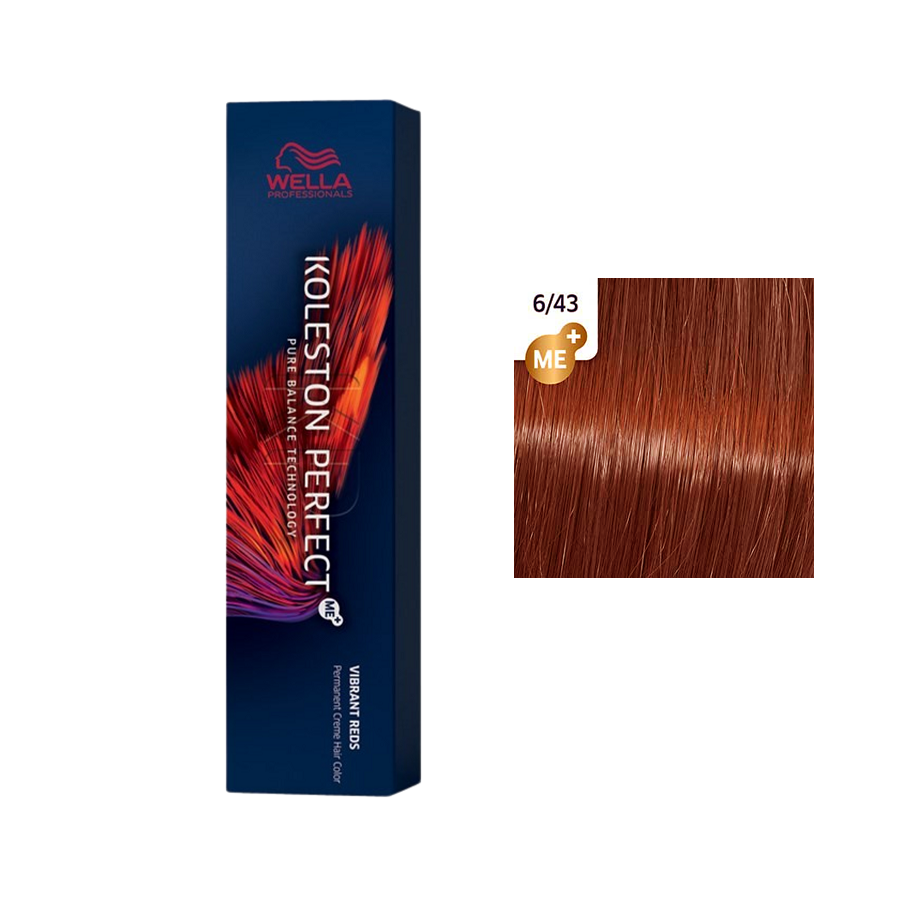 Wella Koleston Perfect ME+ 6/43 - Стойкая краска дикая орхидея 60 мл