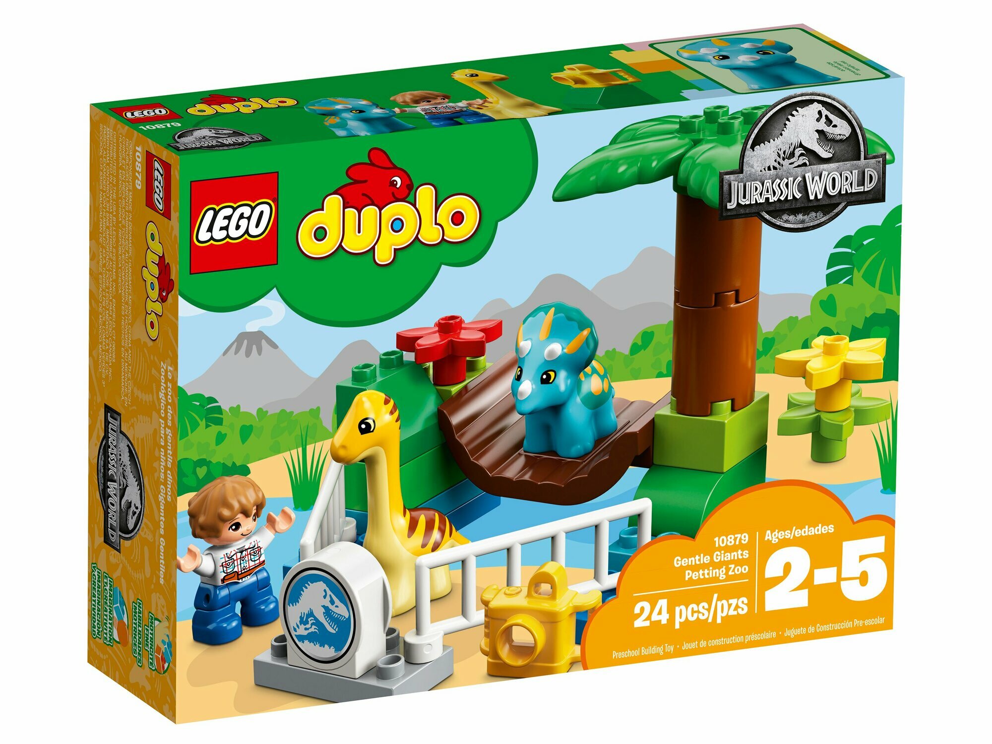 Конструктор LEGO DUPLO 10879 Парк динозавров (Gentle Giants Petting Zoo)