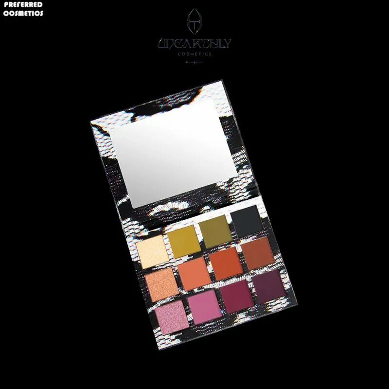 UNEARTHLY COSMETICS 12-цветная палитра теней для век , США - Leather and Lace