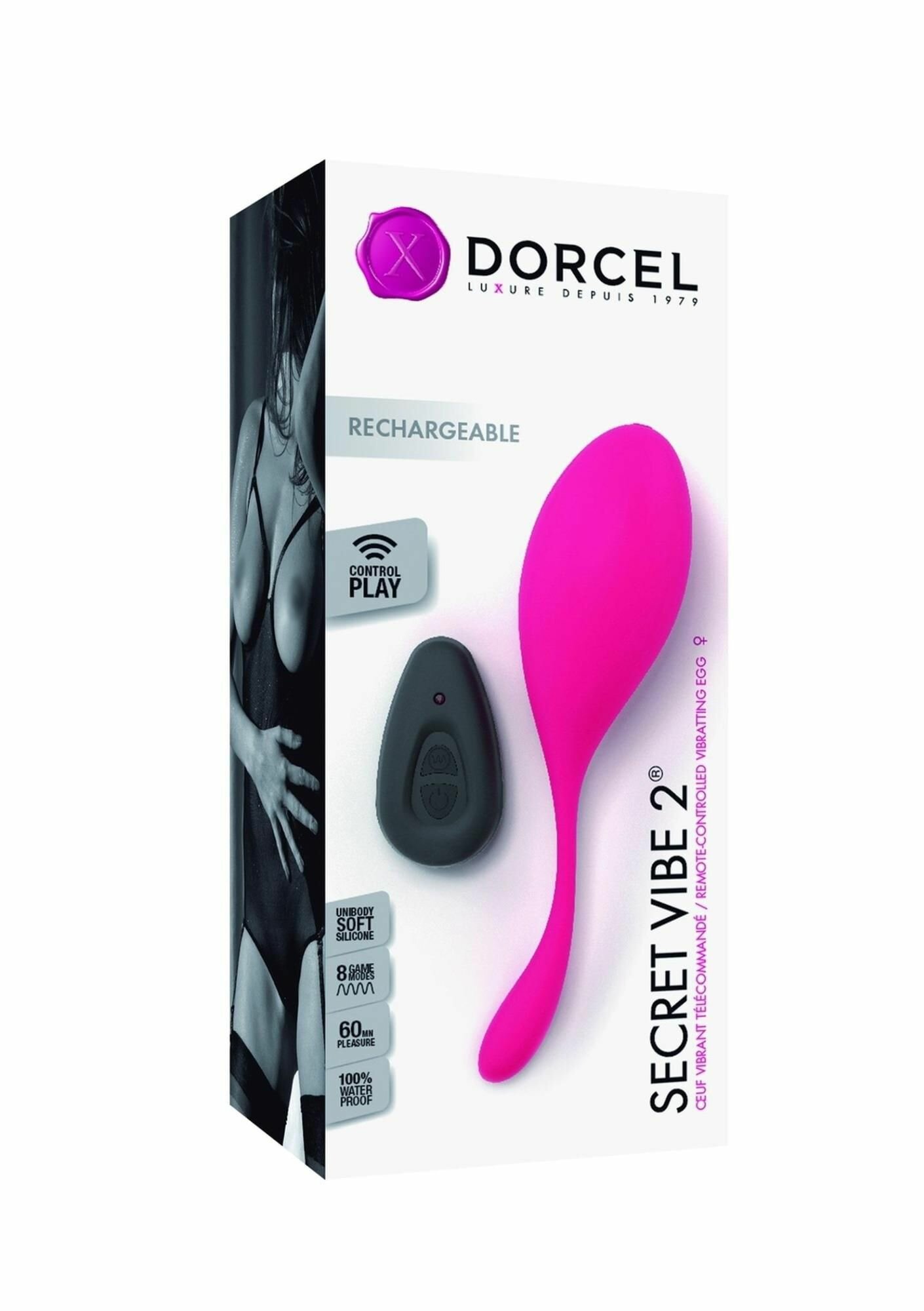 Вибрирояйцо с пультом Dorcel Secret Vibe 8 режимов