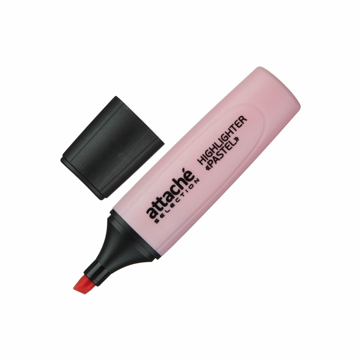 Маркер-текстовыделитель Attache Selection Pastel (1-5мм, розовый), 72шт.