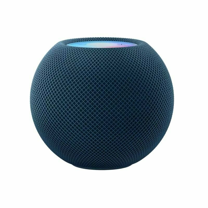 Умная колонка портативная Apple Home ipad Mini / Цвет синий (Space Gray) / 30 Ватт, для iPhone iPad iPod, Home Kit, голосовые команды умный дом, музыкальный центр маленький через блютуз с Siri MY5G2