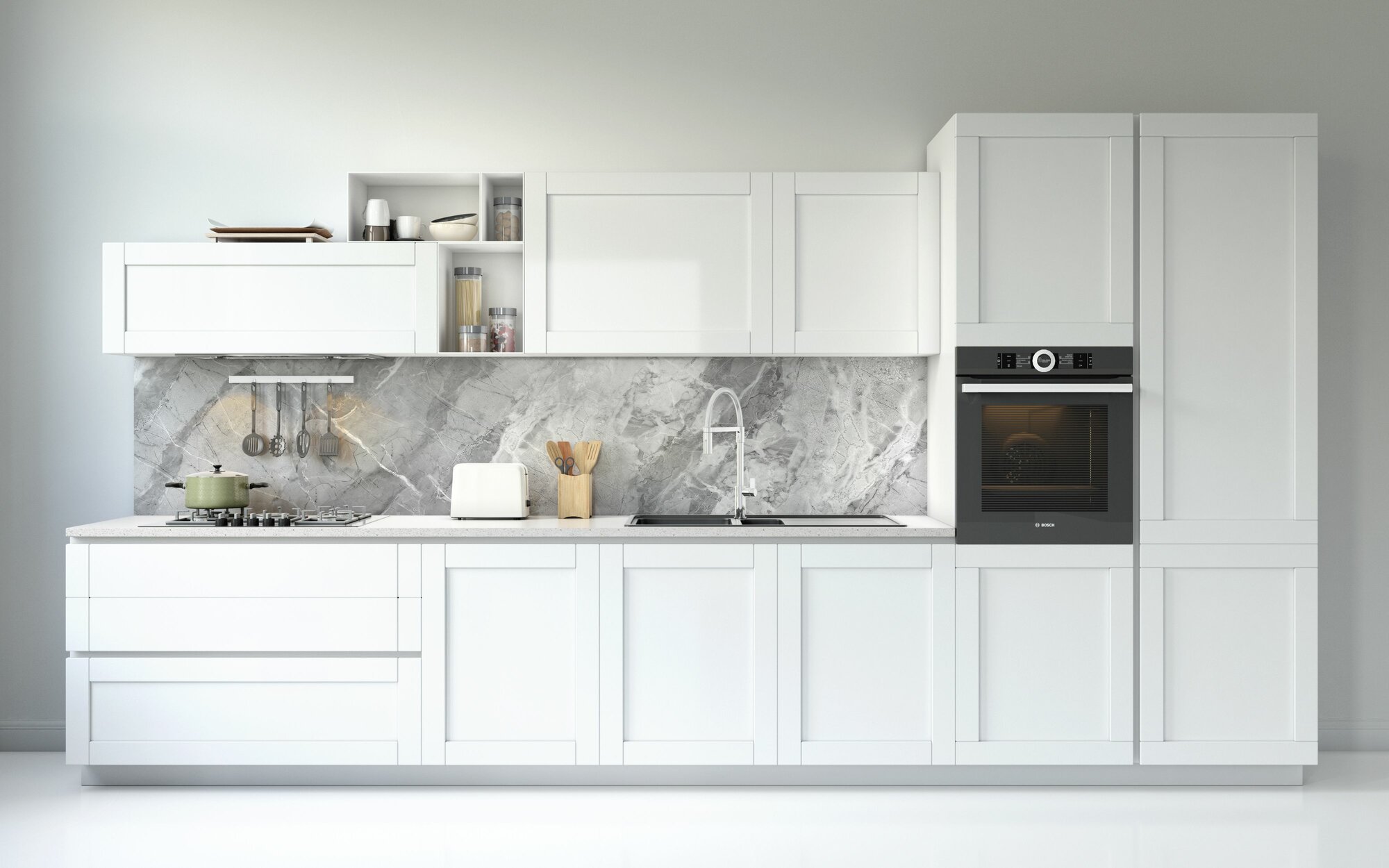 Гибкий мрамор "Сильвер грэй" полотно №2; 1420х2850 ; 4,047 кв. м.