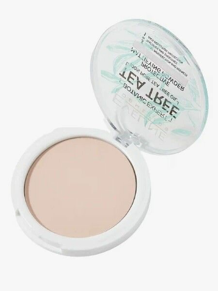 EVELINE Botanic Expert Матирующая антибактериальная пудра для лица 3 в 1 002 ivory